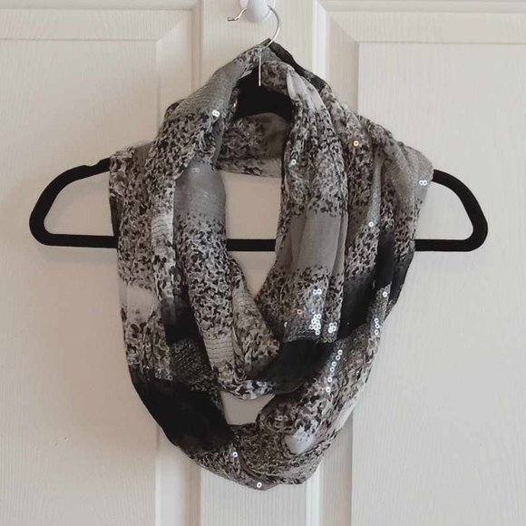 BCBGeneration | Accessories | Bcbgeneration Sequined Infinity Scarf ...